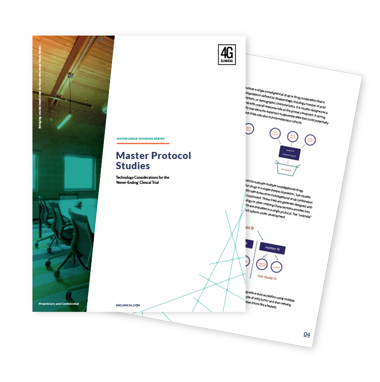 Master Protocol Studies White Paper | 4G Clinical